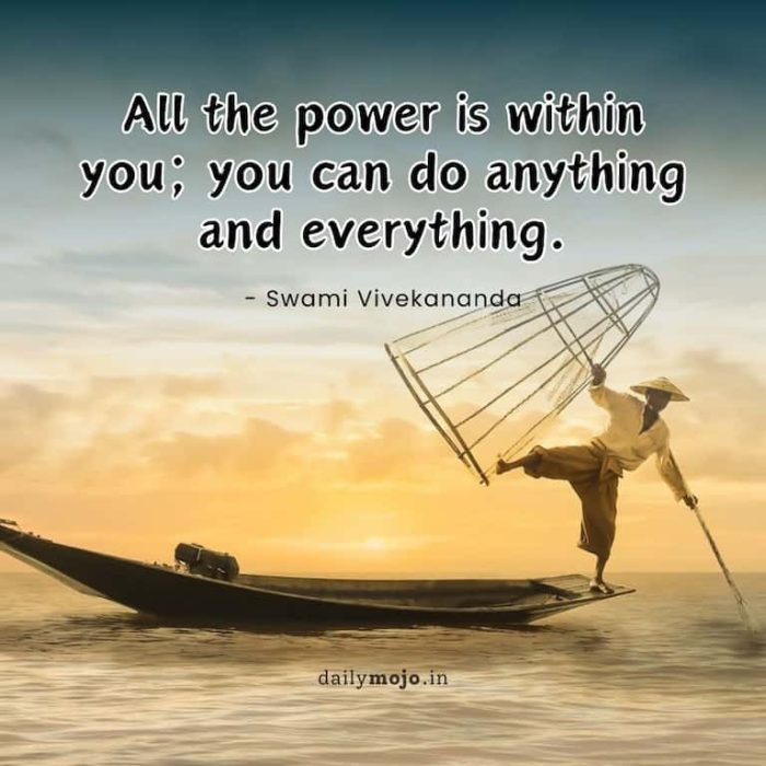 Swami Vivekananda Quotes: Inspirational and Motivational