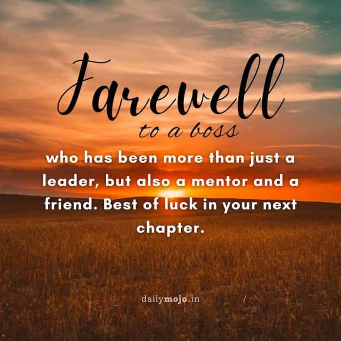 Touching Farewell Messages for Colleagues, Seniors and Bosses