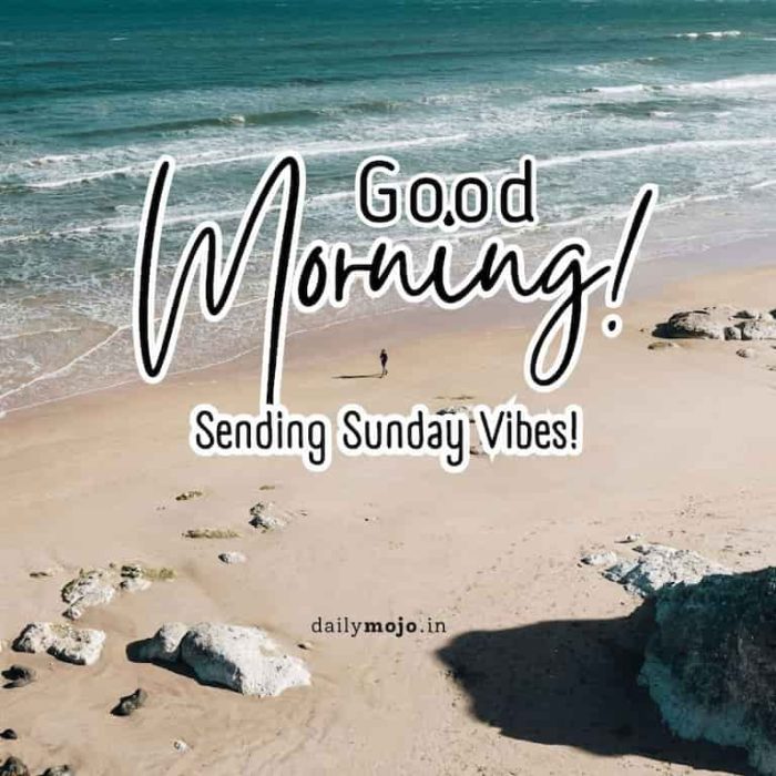 100+ Happy Sunday Morning Wishes and Images for WhatsApp
