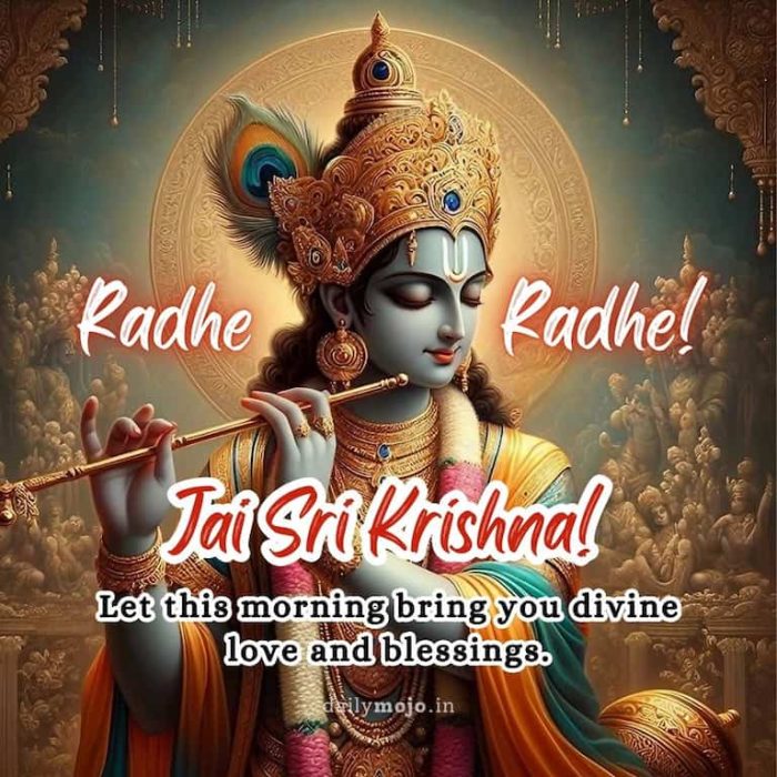 New Radhe Radhe Good Morning Images to Download & Share