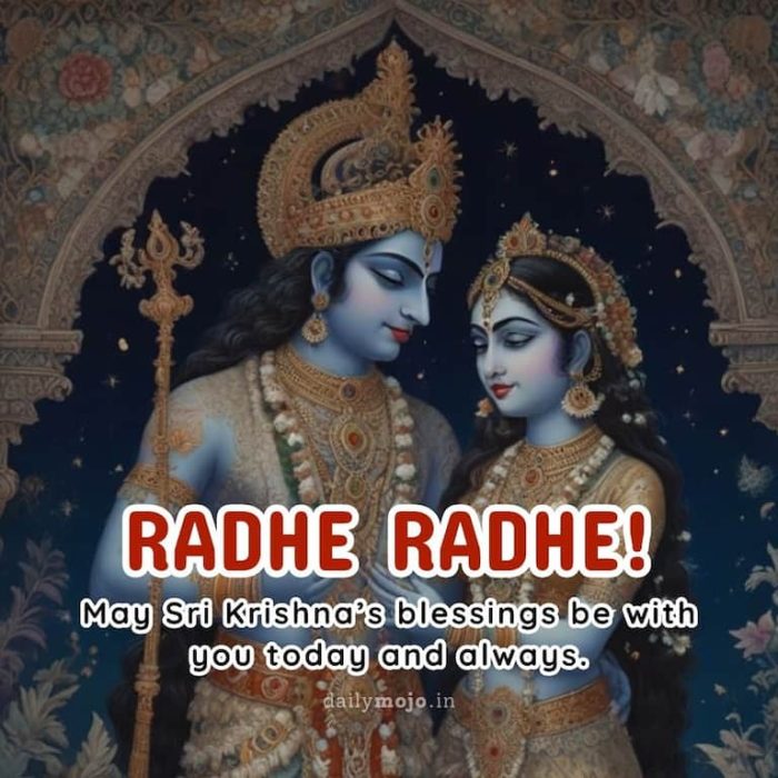 New Radhe Radhe Good Morning Images to Download & Share