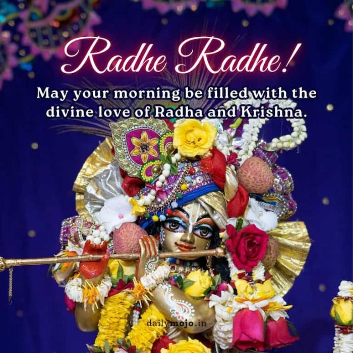 New Radhe Radhe Good Morning Images to Download & Share