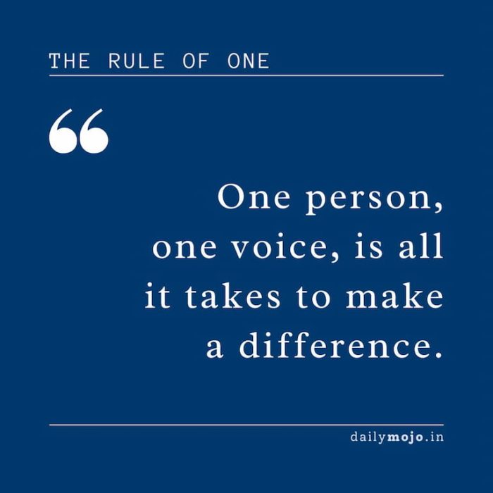 The Rule of One: Key Quotes & Life Lessons With Explanation