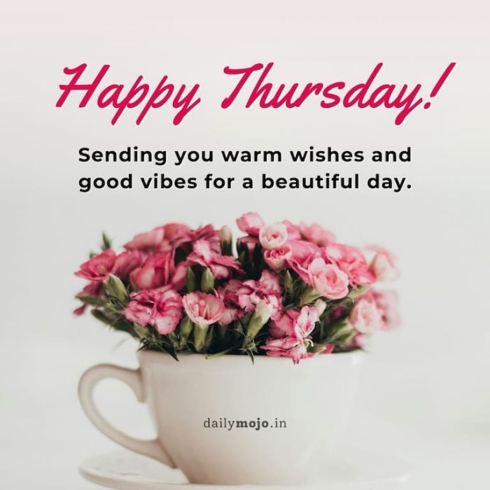 Happy Thursday Good Morning Images, Wishes and Quotes