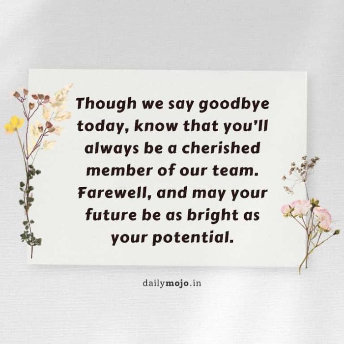 Touching Farewell Messages for Colleagues, Seniors and Bosses