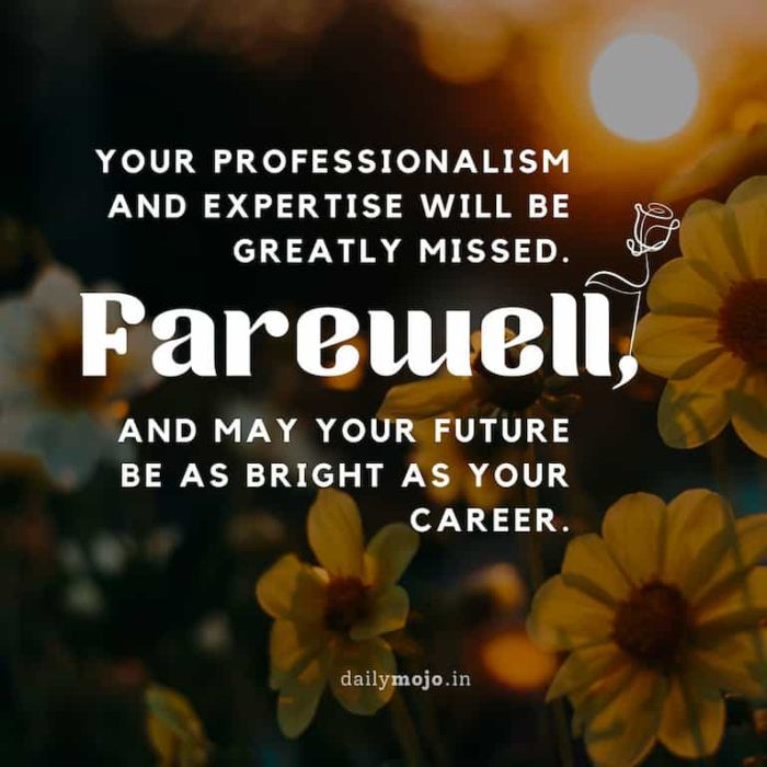 Touching Farewell Messages for Colleagues, Seniors and Bosses